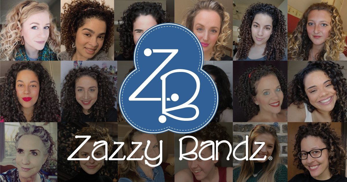Zazzy Bandz Black - Slim - CurlyMyself